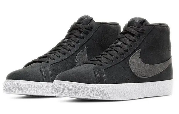 Nike Blazer Mid Sb Suede Sneakers - Black