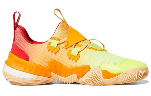Adidas Trae Young 1 Citrus Fade Sneakers - Orangeyellow
