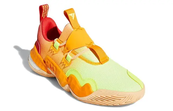 Adidas Trae Young 1 Citrus Fade Sneakers - Orangeyellow