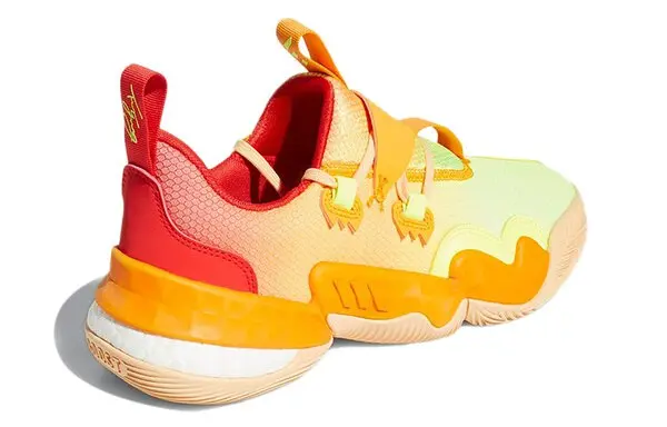 Adidas Trae Young 1 Citrus Fade Sneakers - Orangeyellow