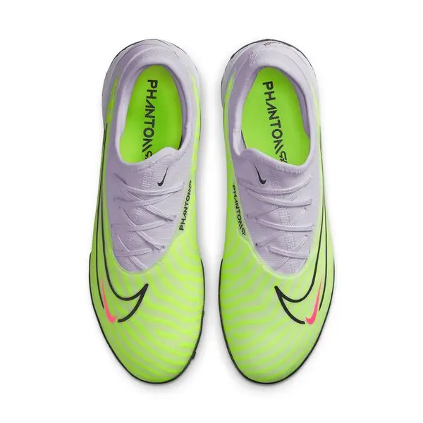 Nike React Phantom Gx Pro Tf Sneakers - Barely Volt/barely Grape/gridiron