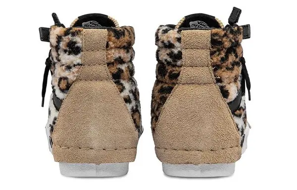 VANS Sk8-hi Cap Mid-top Sneakers With Leopard Print Detailing