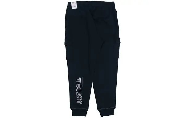 Nike Casual Lacing Fleece Lined Sports Pants Black