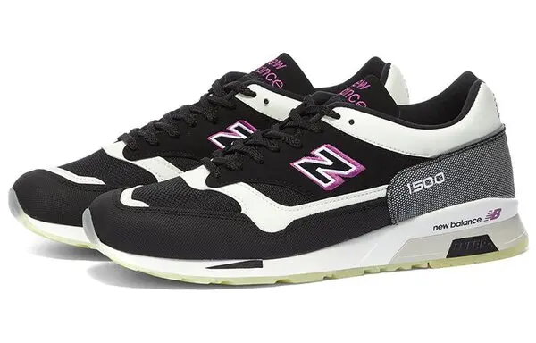 NEW BALANCE 1500 Made In England 'glow In The Dark' Sneakers - Black/purple