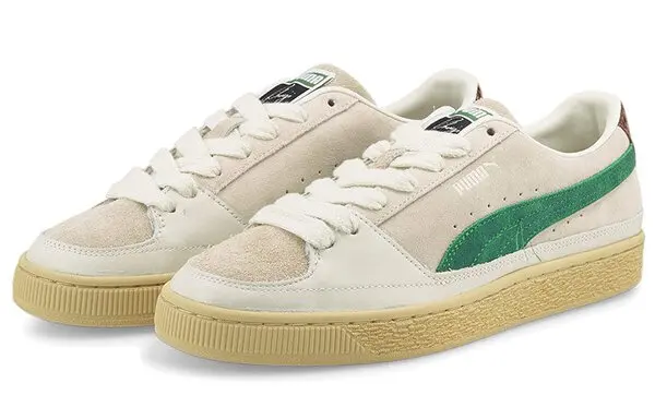 PUMA X Rhuigi Suede Low Top Sneakers - Brown/green
