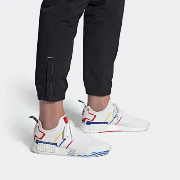 Adidas Nmd_r1 "olympic Pack" Sneakers - White