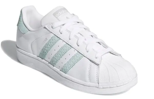 Adidas Originals Superstar Sneakers - White/graygreen