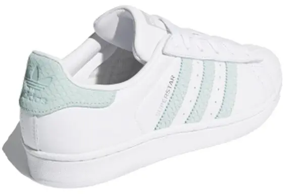 Adidas Originals Superstar Sneakers - White/graygreen
