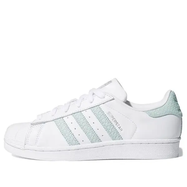 Adidas Originals Superstar Sneakers - White/graygreen