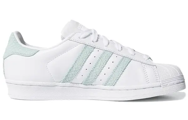 Adidas Originals Superstar Sneakers - White/graygreen