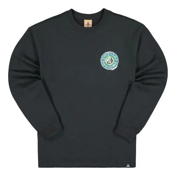 Nike X Circle Long Sleeve Tee 'black - Black/multi-color