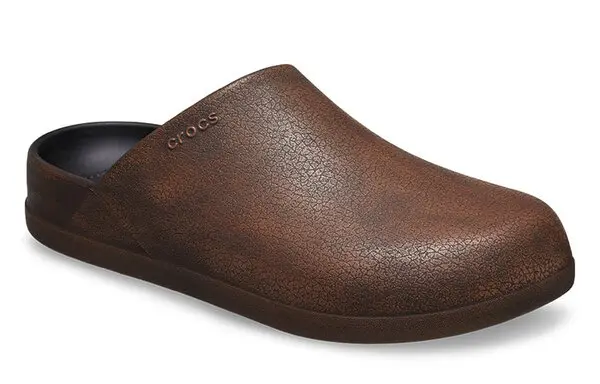 CROCS Dylan Burnished Clogs - Brown/tan