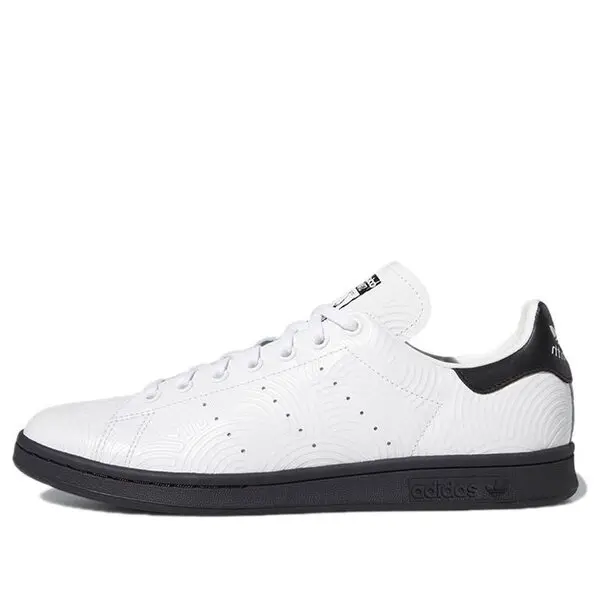 Adidas Stan Smith Embossed Graphic Sneakers - White/black