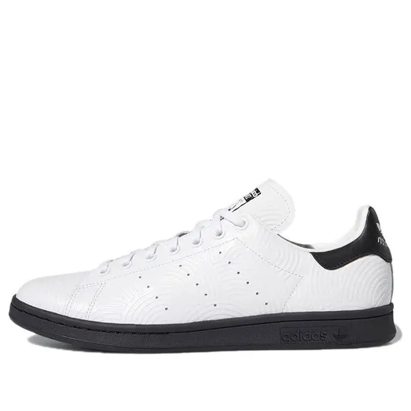 Adidas Stan Smith Embossed Graphic Sneakers - White/black