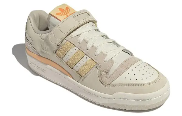 Adidas Originals Forum 84 Low Sneakers - Dark Cream/yellow