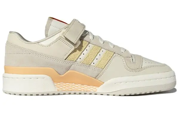 Adidas Originals Forum 84 Low Sneakers - Dark Cream/yellow
