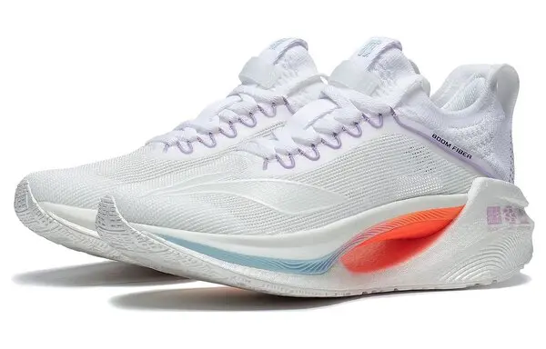 LI-NING Essential Sneakers - White/blue/orange