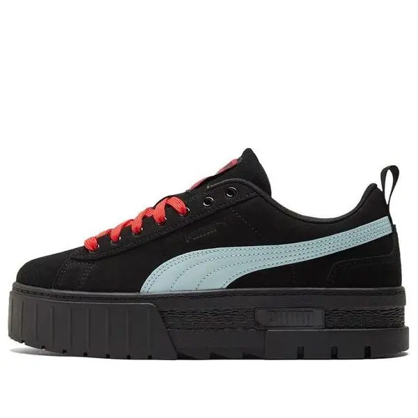 PUMA Dua Lipa X Mayze Suede Sneakers - Black/red/blue