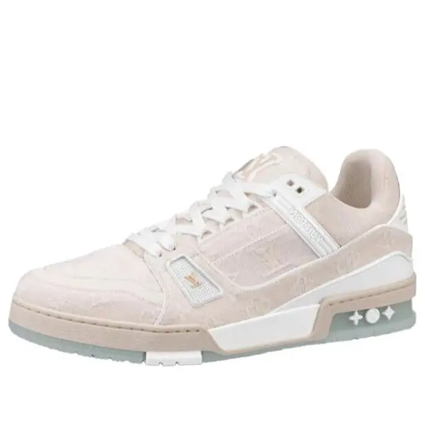 LOUIS VUITTON Trainers - Beige/white/grey
