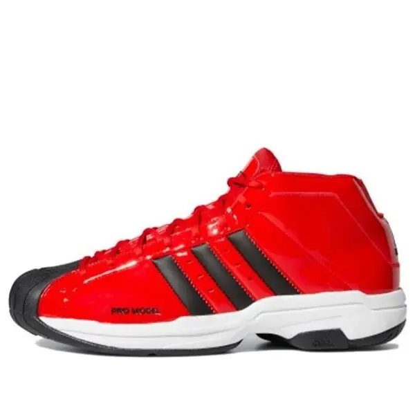 Adidas Pro Model 2g High Top Sneakers - Red/black