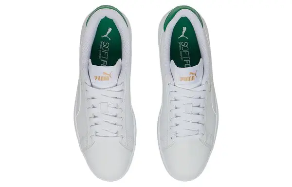 PUMA Smash V2 Low Top Sneakers - White/green