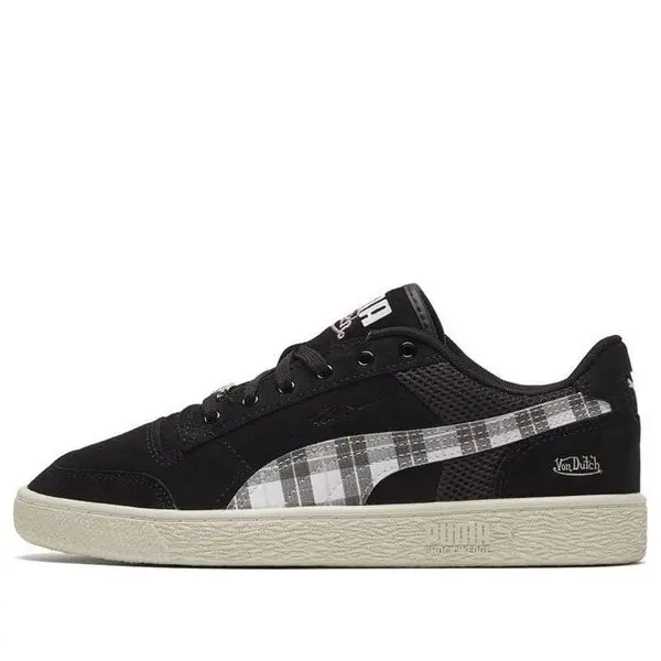 PUMA Von Dutch X Ralph Sampson Plaid Print Sneakers - Black