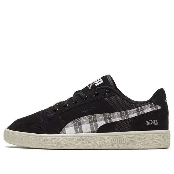 PUMA Von Dutch X Ralph Sampson Plaid Print Sneakers - Black