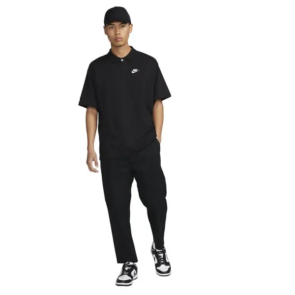 Nike Club Lapel T-shirt - Black