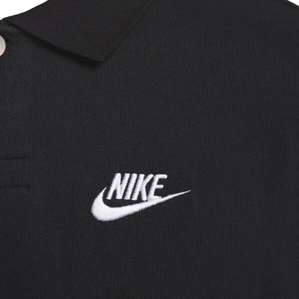 Nike Club Lapel T-shirt - Black
