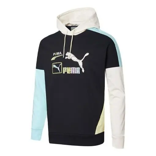 PUMA Florid Logo Hoodie - Black