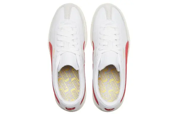 PUMA Oslo-city Premium Low Top Sneakers - White/red