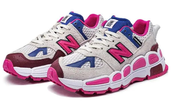 NEW BALANCE Salehe Bembury X 574 Yurt Sneakers - Gray/pink