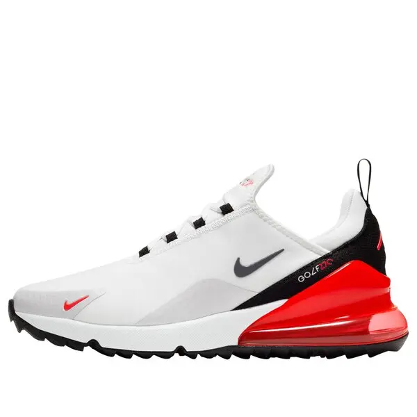 Nike Max 270 Golf Sneakers - White/black/red
