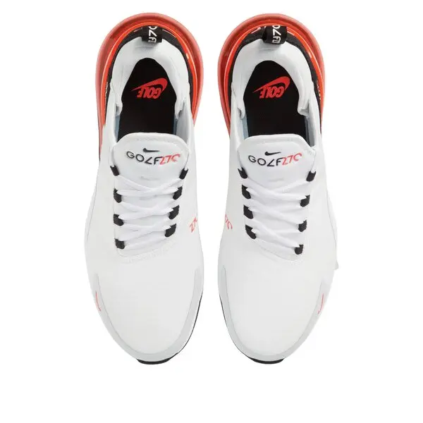 Nike Max 270 Golf Sneakers - White/black/red