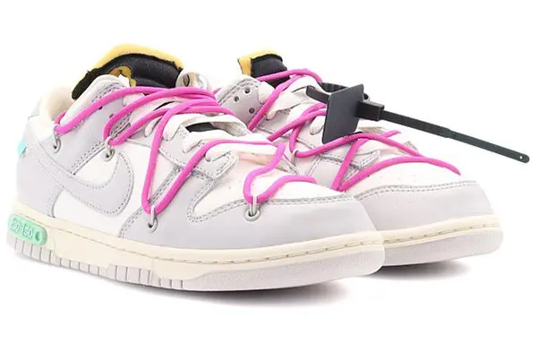 Nike Off-white X Dunk Low 'lot 30 Of 50' Sneakers