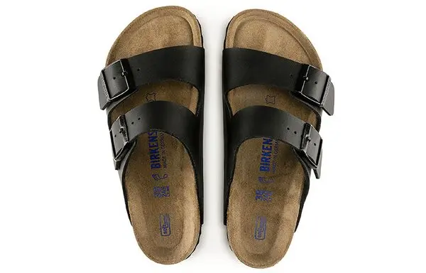 BIRKENSTOCK Arizona Series Adjustable Strap Sandals - Black