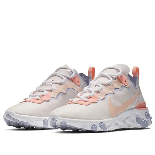 Nike React Element 55 Sneakers - White/pink