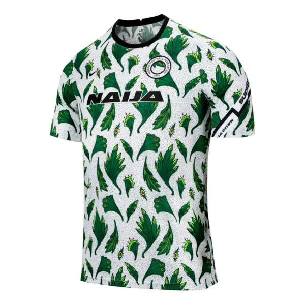 Nike Nigerian Football Quick-dry Casual Short-sleeved Top - White