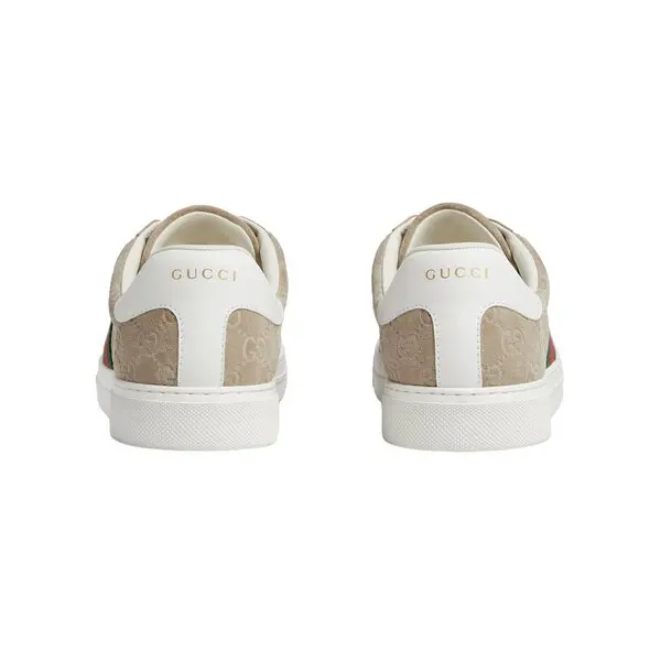 Gucci Ace Suede Monogram Sneakers