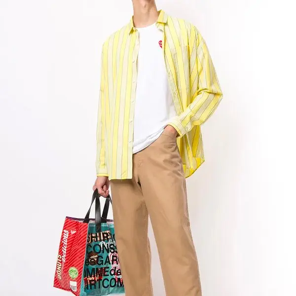 Play Comme Des Garcon Basic T-shirt Red Family Heart