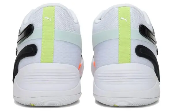 PUMA Trc Blaze Court Basketball Sneakers - White/black/orange
