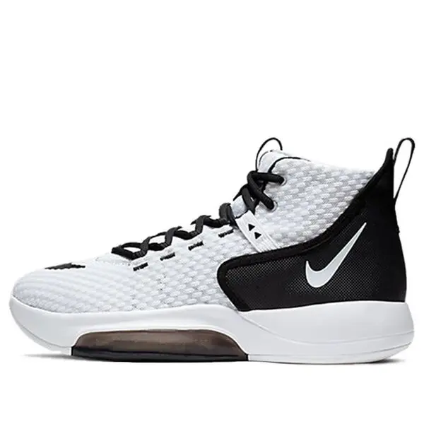 Nike Zoom Rize Team High Top Sneakers - White-black