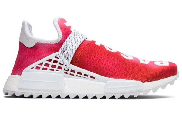 Adidas X Pharrell Nmd Hu Trail "passion" Asia Exclusive Sneakers - Red