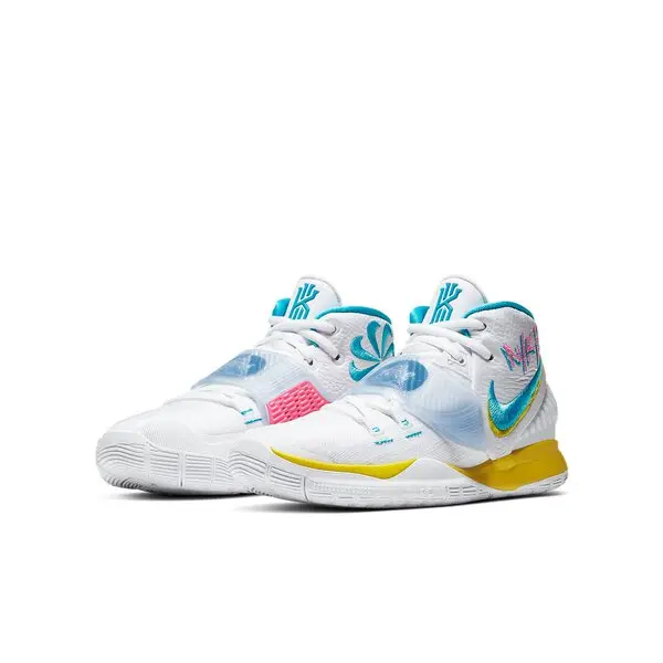 Nike Kyrie 6 "neon Graffiti" High Top Sneakers