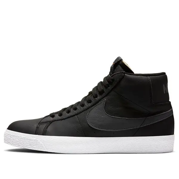 Nike Zoom Blazer Mid Iso Sb Orange Label Sneakers - Black/gray