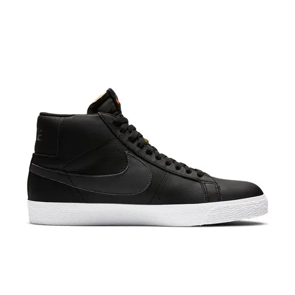 Nike Zoom Blazer Mid Iso Sb Orange Label Sneakers - Black/gray
