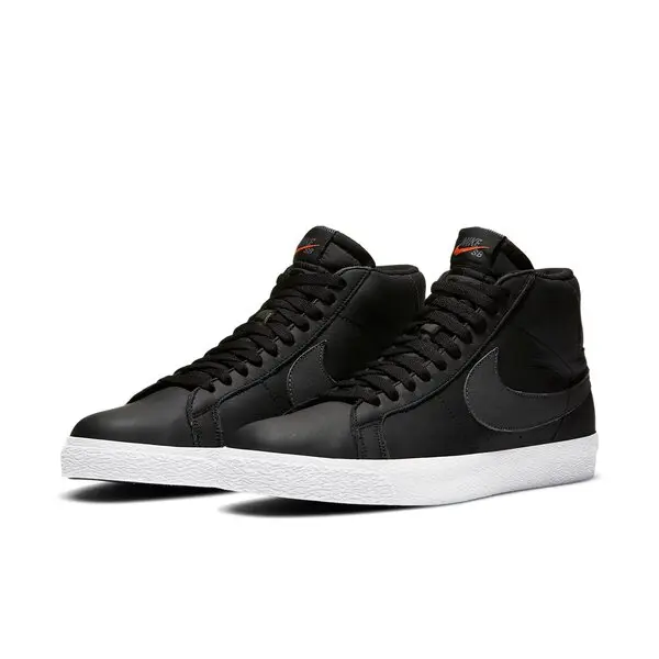 Nike Zoom Blazer Mid Iso Sb Orange Label Sneakers - Black/gray