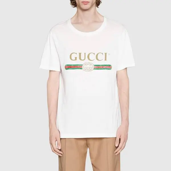 Gucci Washed Jersey Oversize T-shirt - White