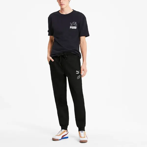 PUMA X Tyakasha Track Pants 'black White - Black/white