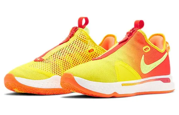 Nike Pg 4 Ep Mid-top Sneakers - Yellowred